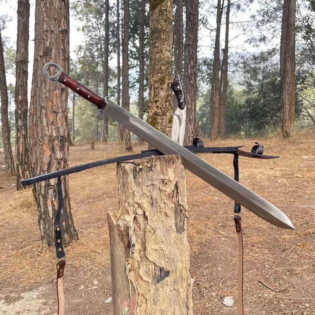 Handmade 26 Inch Viking Sword: Truck Leaf Spring Blade, Full Tang - Etsy