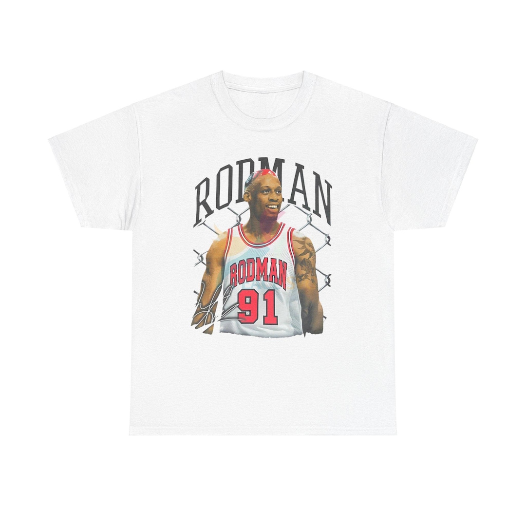 Dennis Rodman Chicago Bulls Graphic Vintage T-shirt, Gift for Him or ...