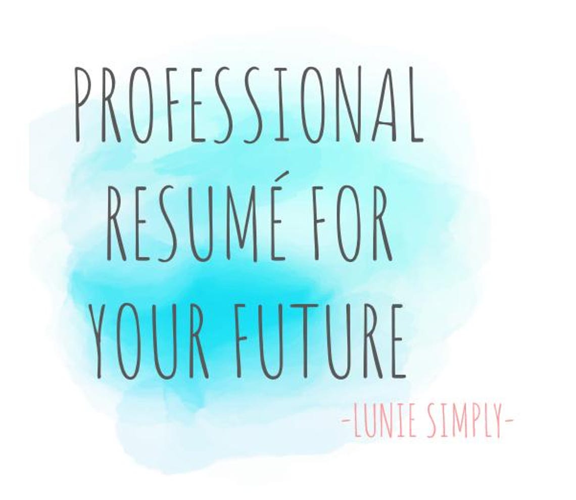 Resume Template CV Template Black Gray for Men and Women resume and ...