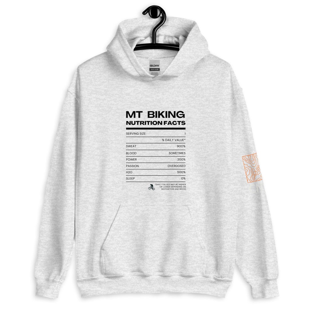 Mt Biking Nutrition Hoodie - Etsy