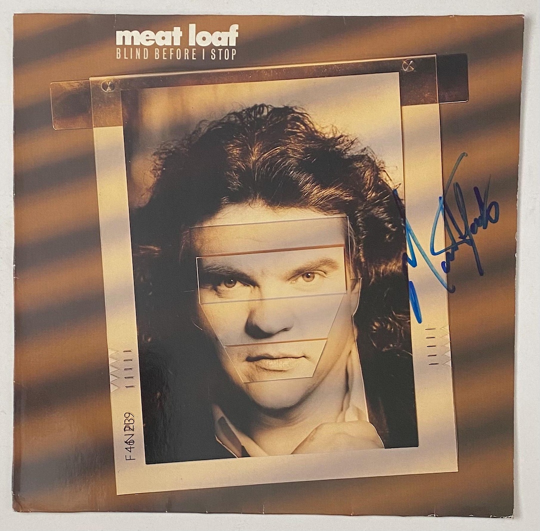 Meat Loaf Bat Out of Hell Autograph on LP Sleeve With COA - Etsy