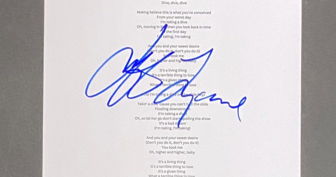 Jeff Lynne ELO Autograph on A4 Sheet With COA - Etsy