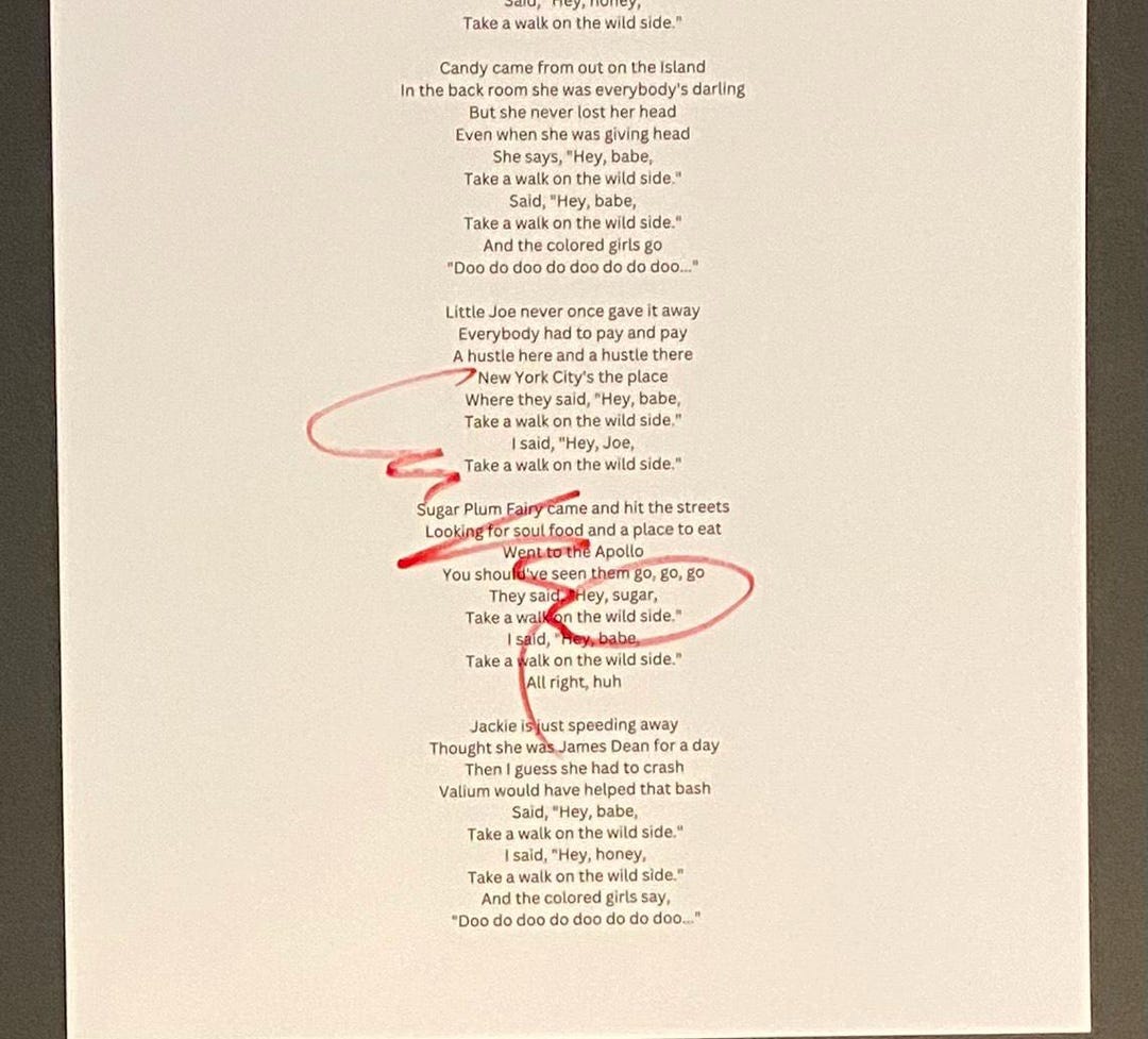 Lou Reed Autograph A4 Sheet With COA - Etsy