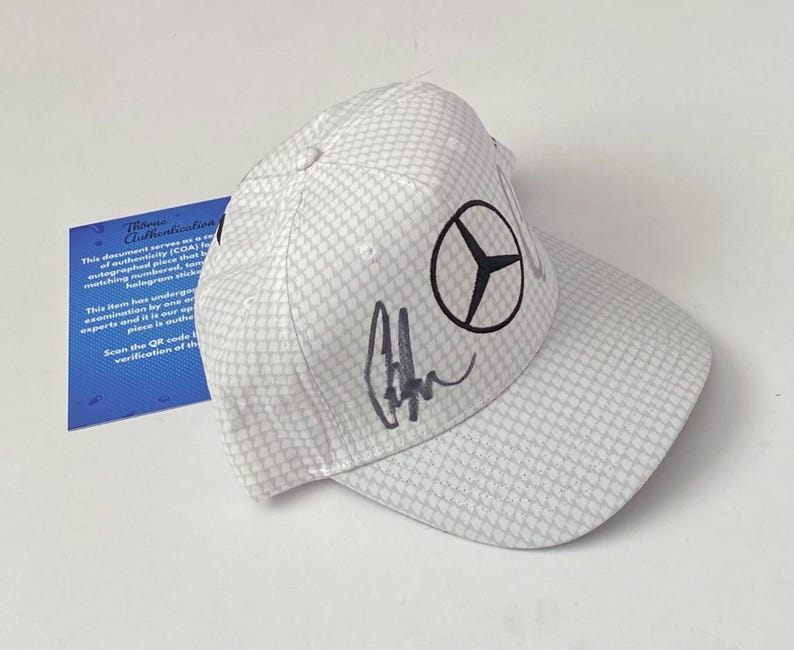 Lewis Hamilton and George Russell Autographed F1 Cap With COA - Etsy