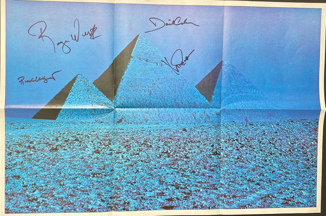 Pink Floyd Autograph on Original Poster With COA - Etsy