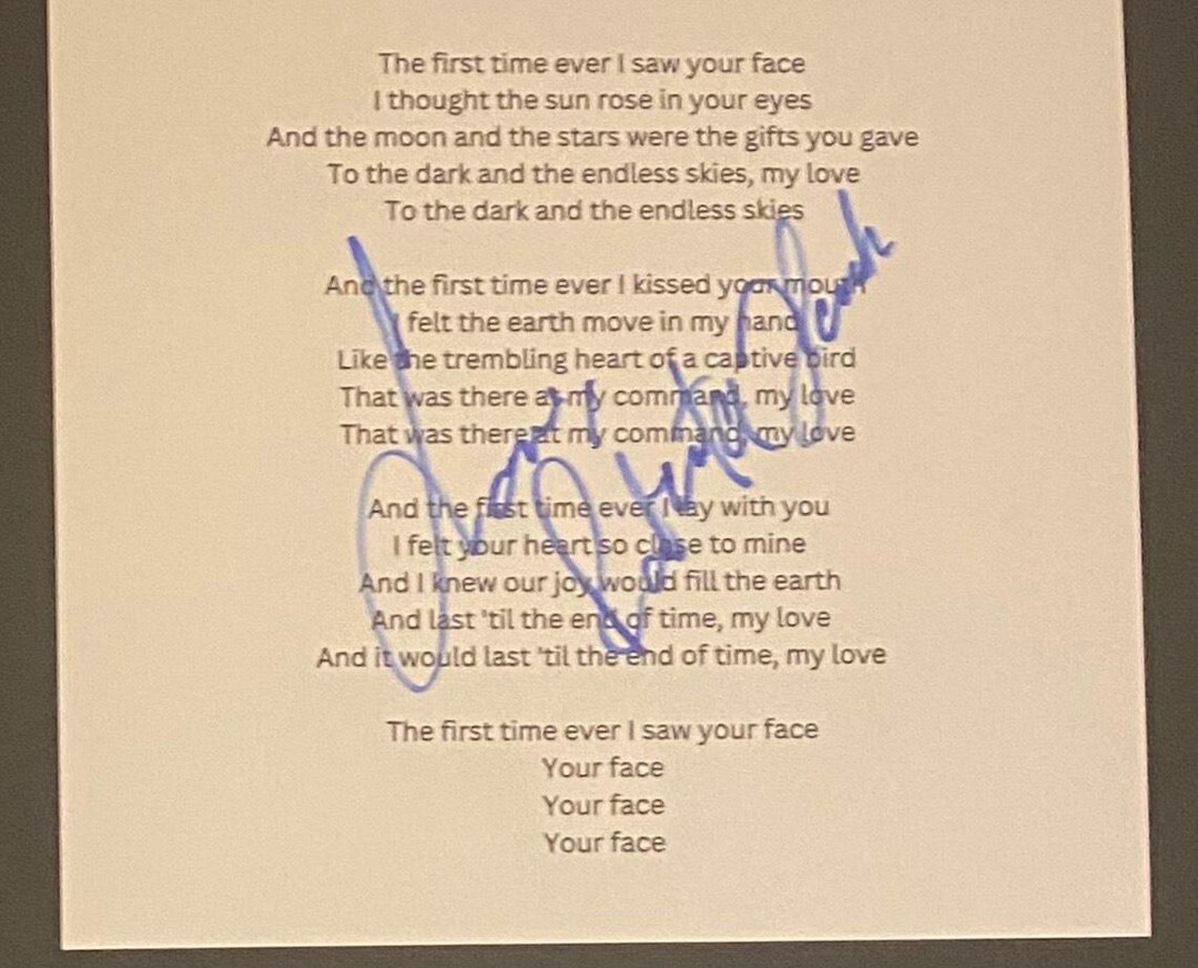 Roberta Flack Autograph on A4 Sheet With COA - Etsy