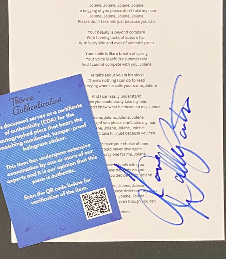 Dolly Parton Autograph on A4 Sheet With COA - Etsy Dolly Parton Autograph on A4 Sheet With COA - Etsy