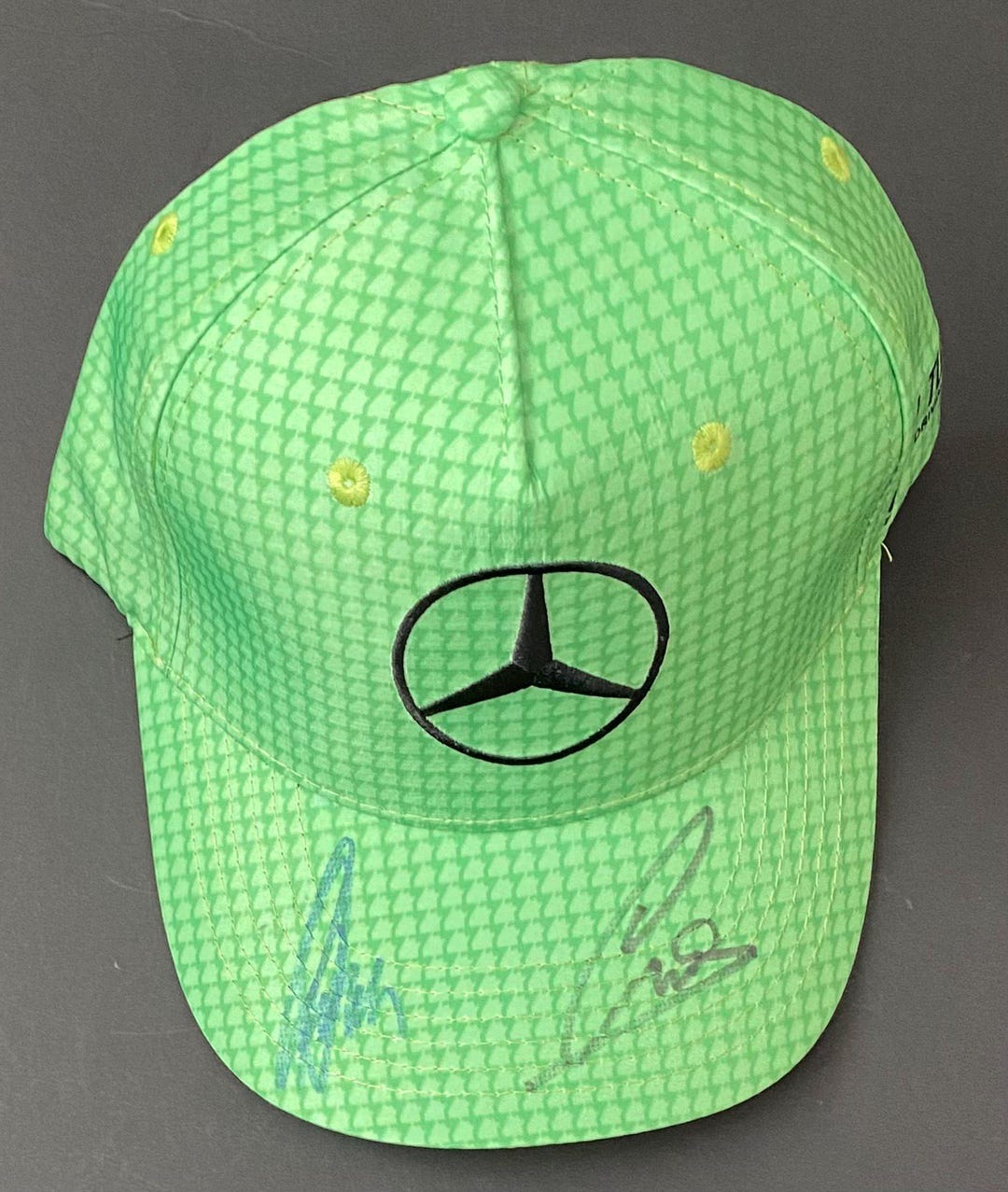 Lewis Hamilton and George Russell Autographs on F1 Cap With COA - Etsy