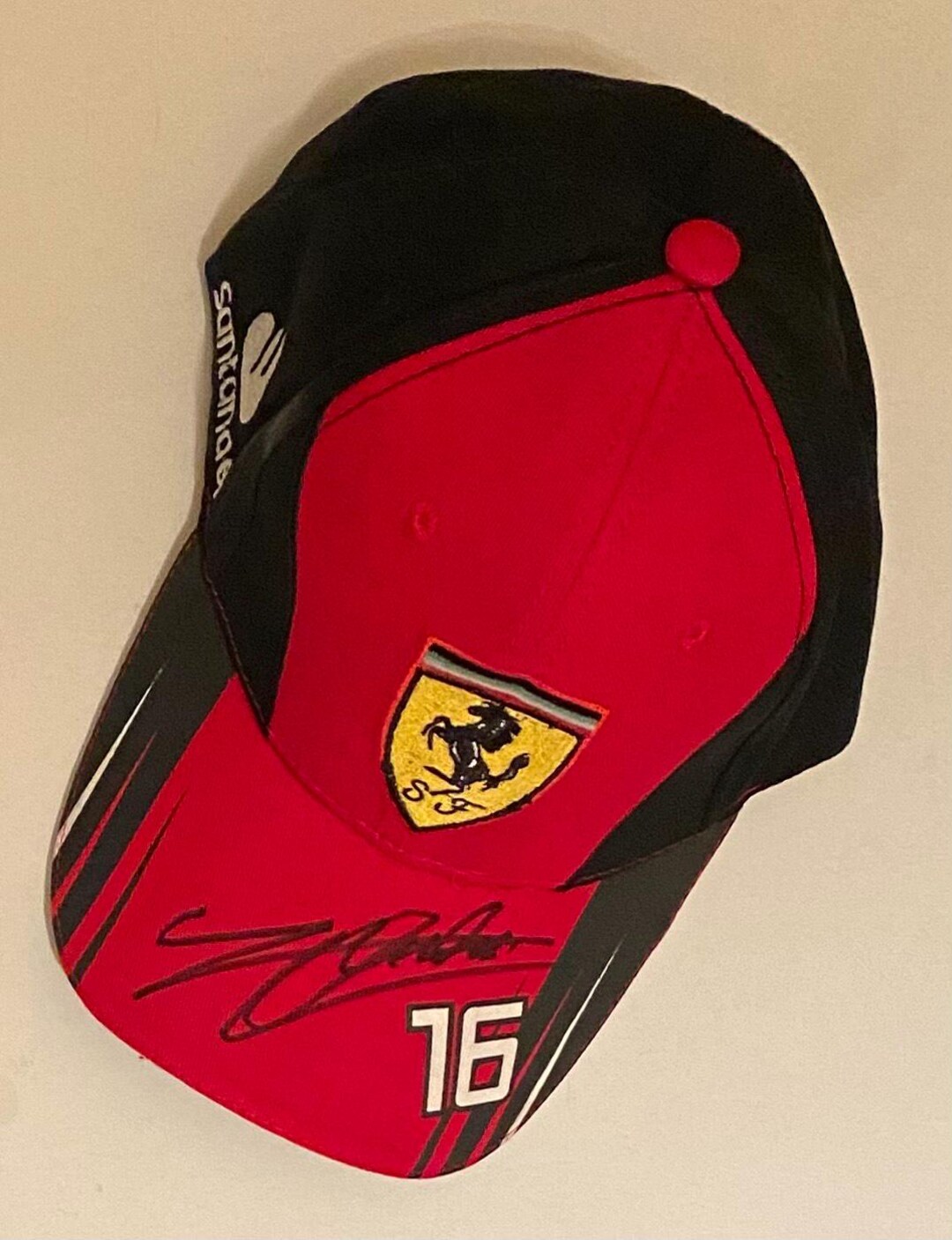 Charles Leclerc Autographed F1 Cap With COA - Etsy