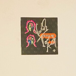 Erasure Autographed CD Cover With COA - Etsy