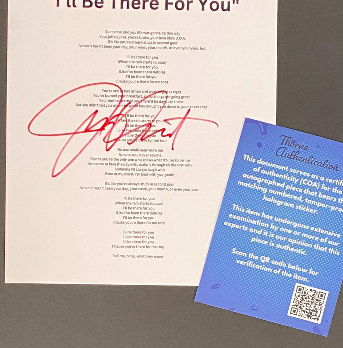 Jennifer Aniston Friends Autograph on A4 Sheet With COA - Etsy