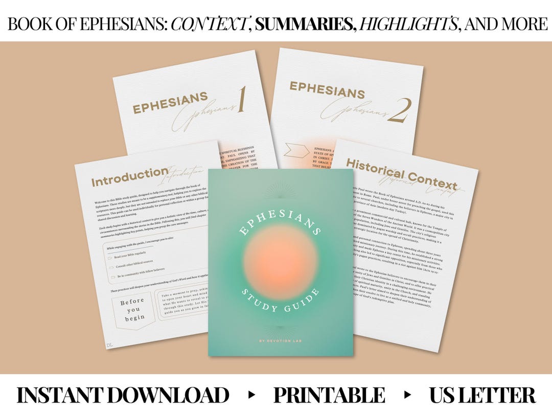 Ephesians Study Guide | Digital Bible Study | New Testament | Bible ...