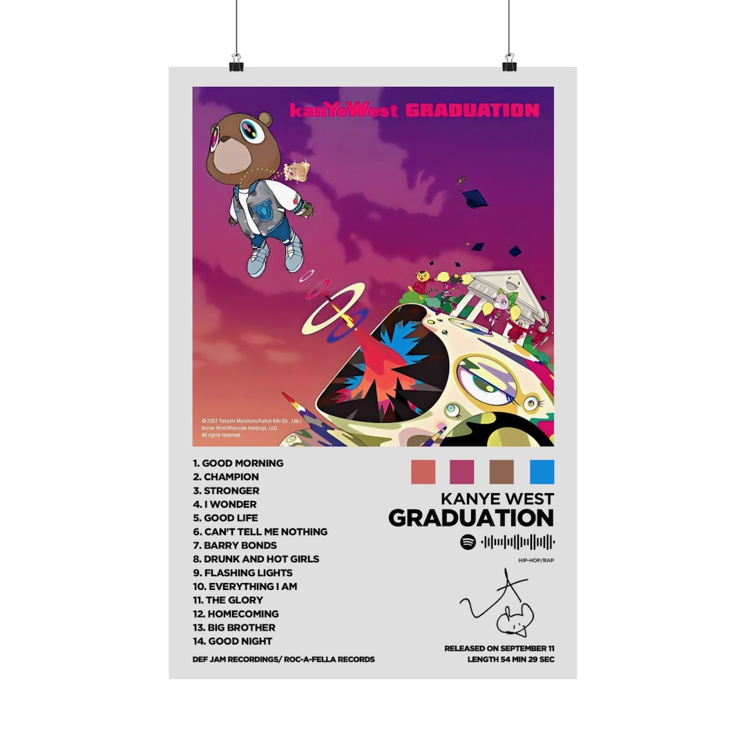 Graduation Kanye West Graduation Poster Kanye West Poster Ye Ye Poster ...