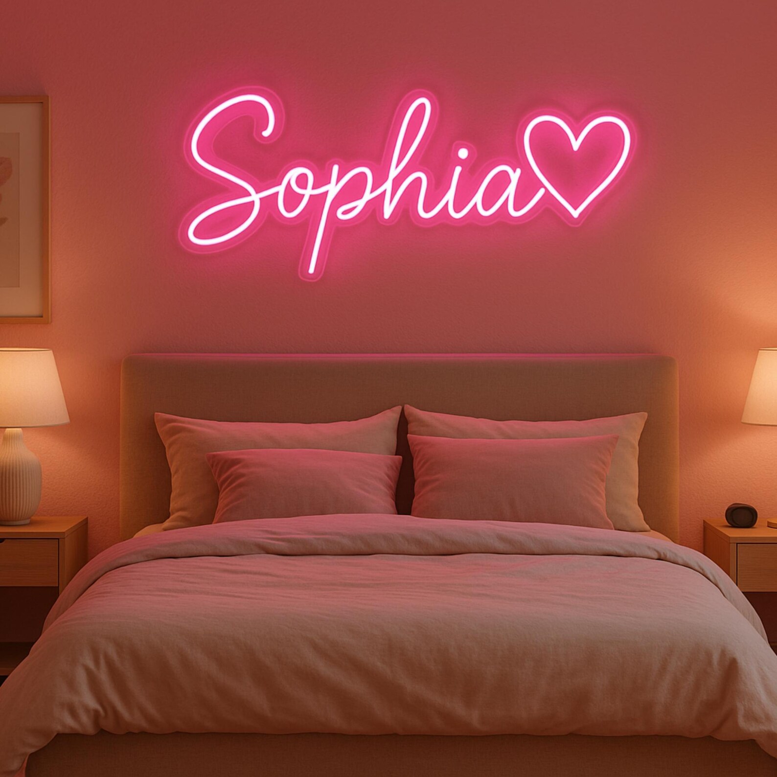 Custom Neon Wall Sign for Home | Personalized LED Name Light | Bedroom ...