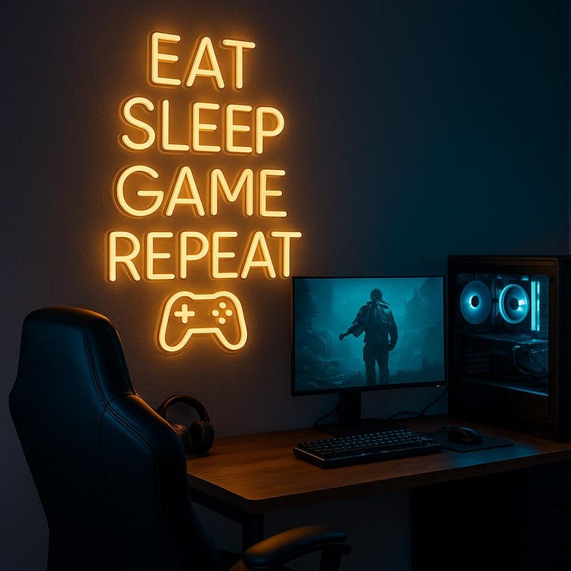 Eat Sleep Game Decal - Etsy