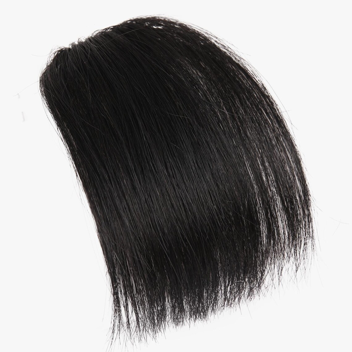 Human Hair Bang Without Temples | Natural Clip-in Bangs Fringe | Real ...