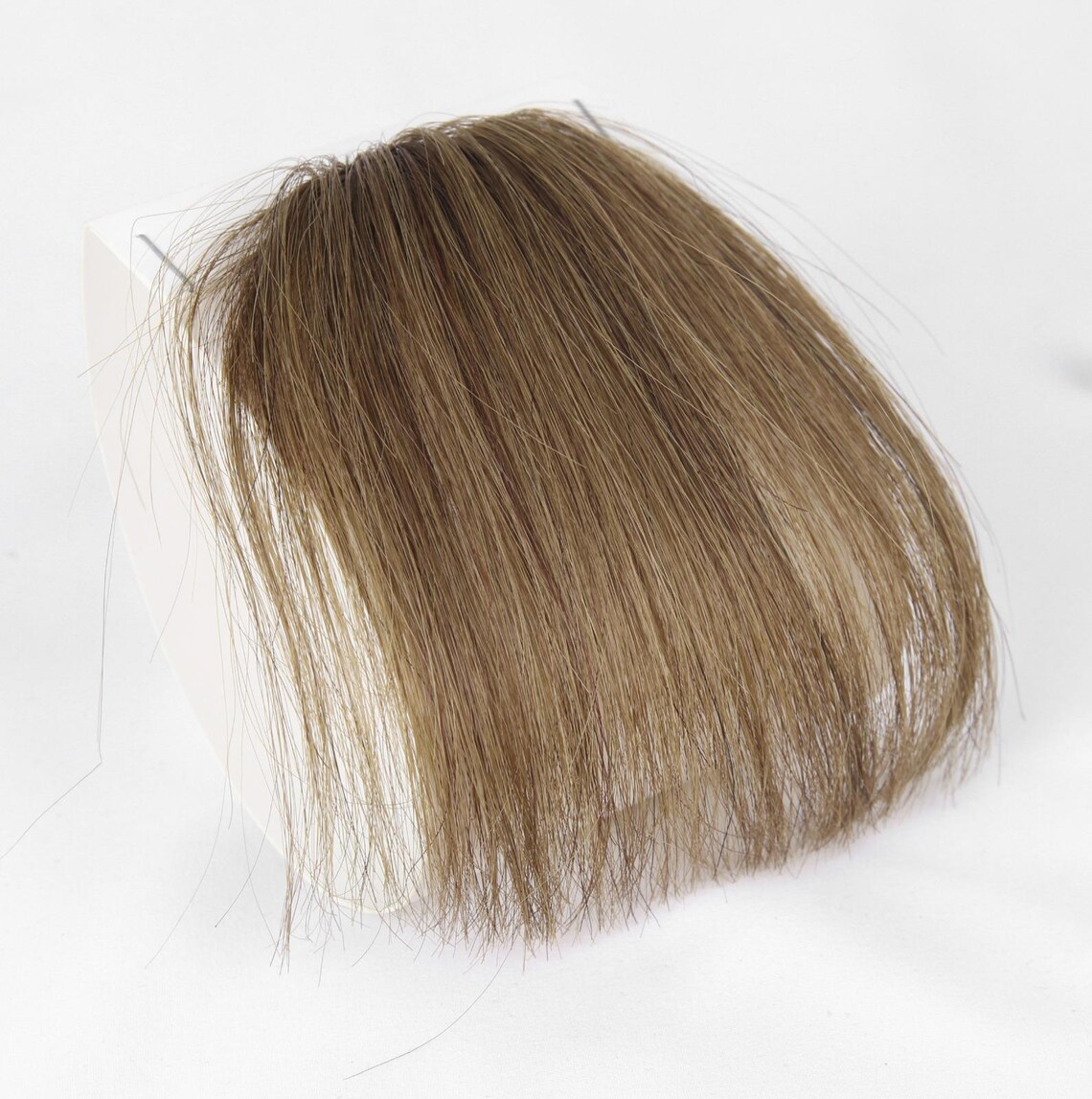 Human Hair Bang Without Temples | Natural Clip-in Bangs Fringe | Real ...