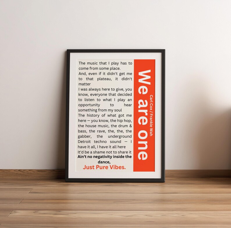 Carl Cox - Poster - Etsy