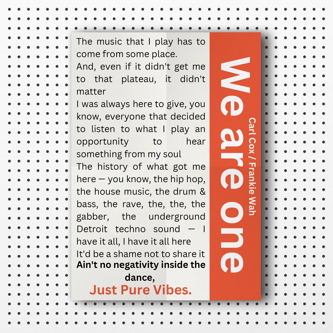 Carl Cox - Poster - Etsy