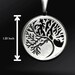 Tree of Life Pendant Necklace for Men and Women, Sterling Silver ...