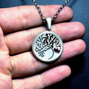 Tree of Life Pendant Necklace for Men and Women, Sterling Silver ...