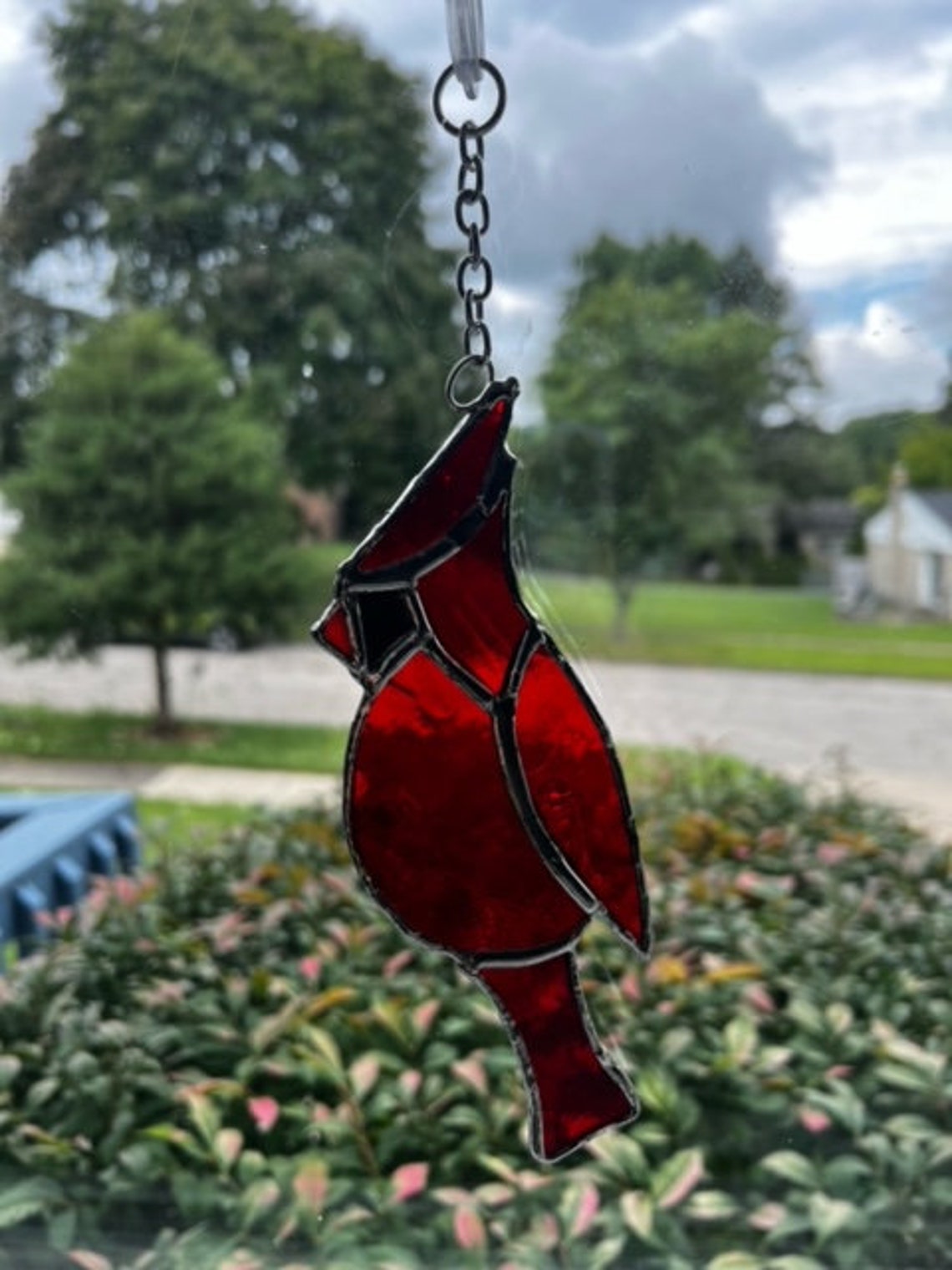 Cardinals, Stained Glass, Suncatchers, Red Birds - Etsy