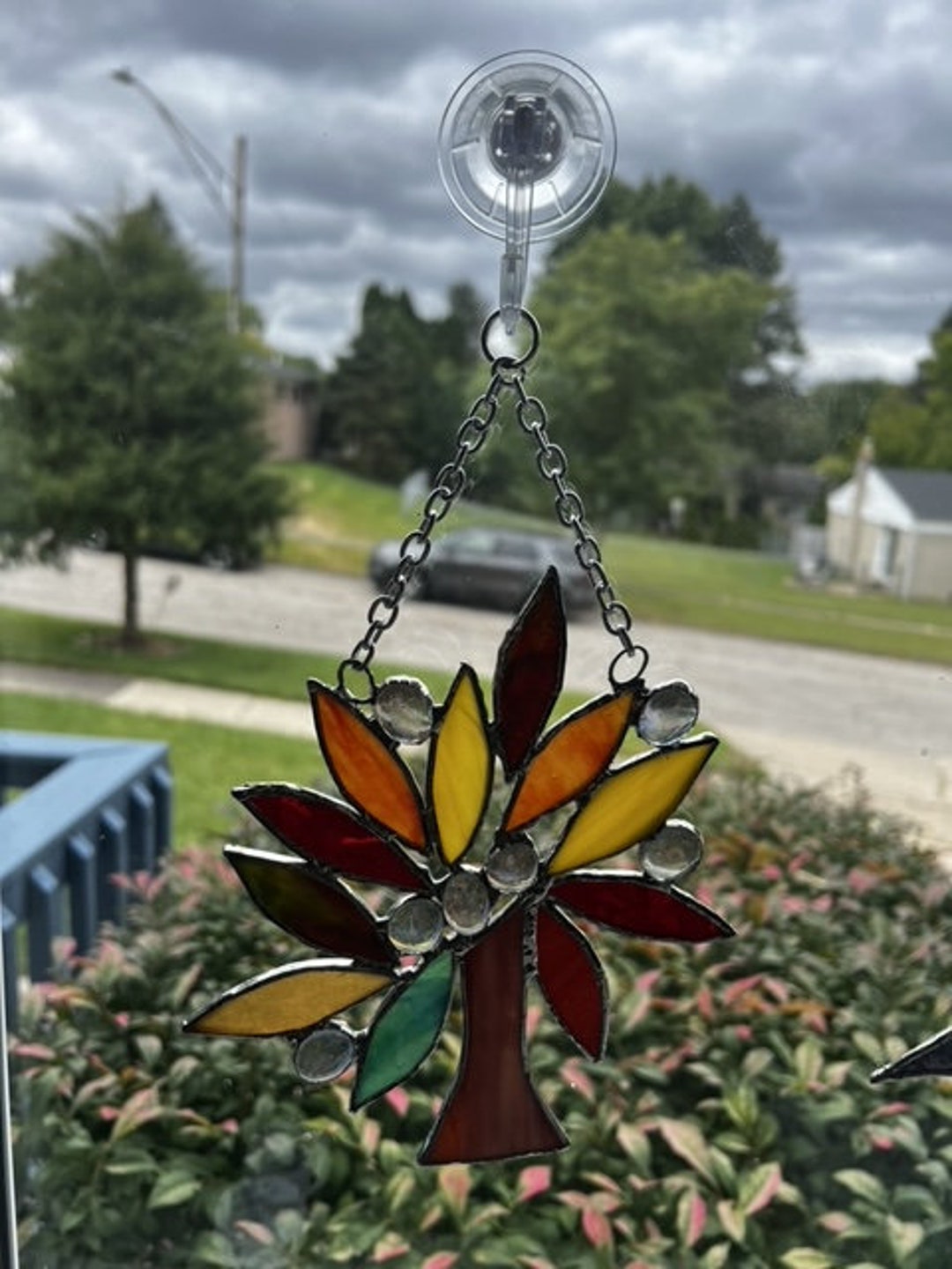 Trees, Autumn Tree, Fall, Suncatchers, Stained Glass Gifts, Fall Décor - Etsy
