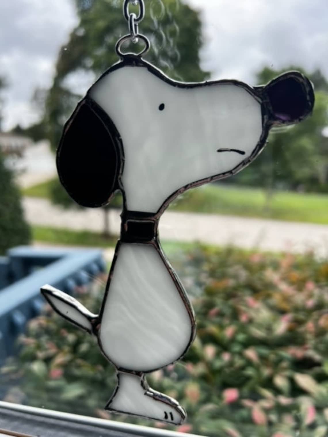 Snoopy, Stained Glass, Suncatcher - Etsy