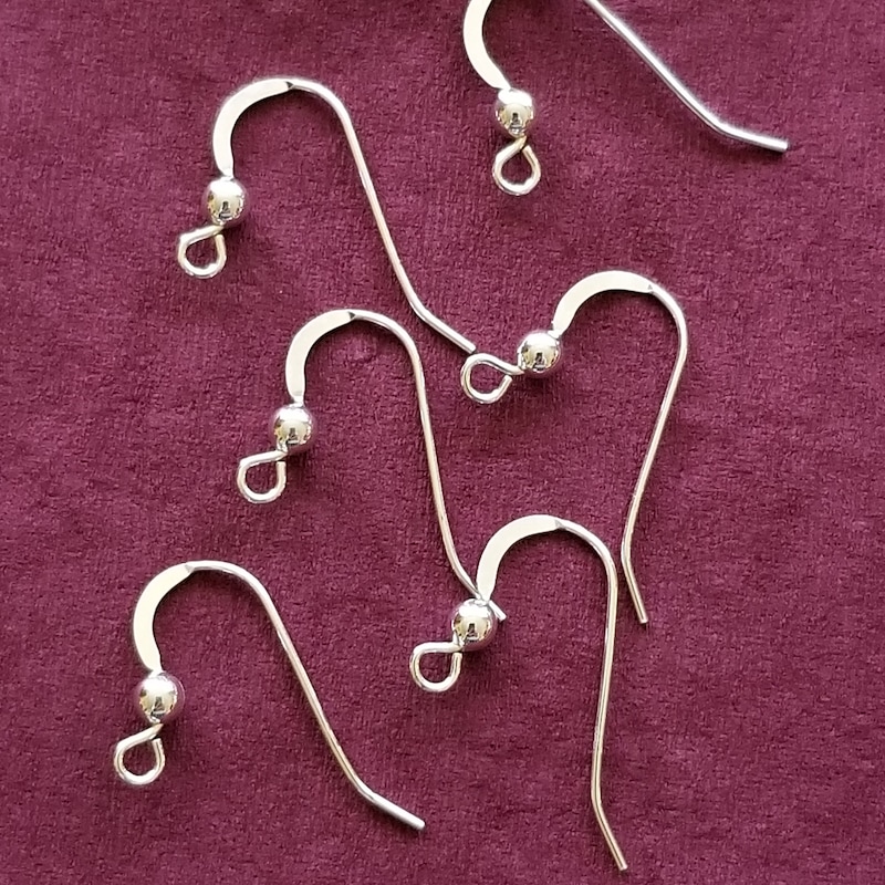 Silver Ear Wires - Etsy