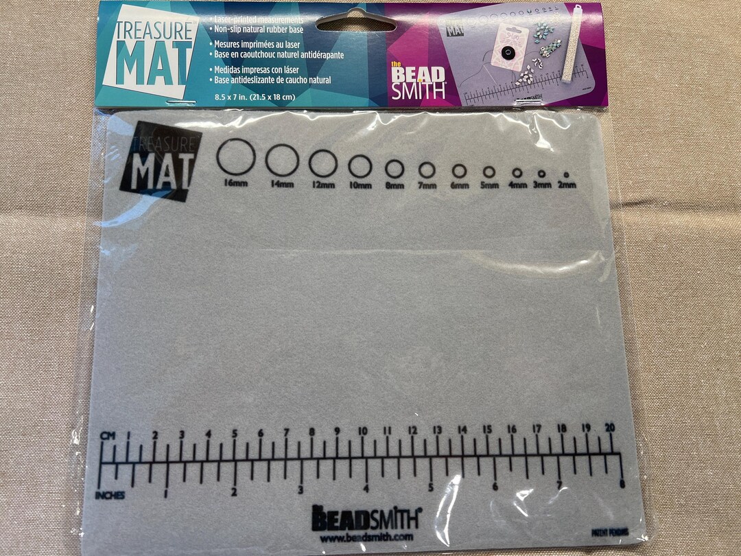 Beadsmith Treasure Mat: Non-slip Jewelry Beading Mat (8.5 X 7