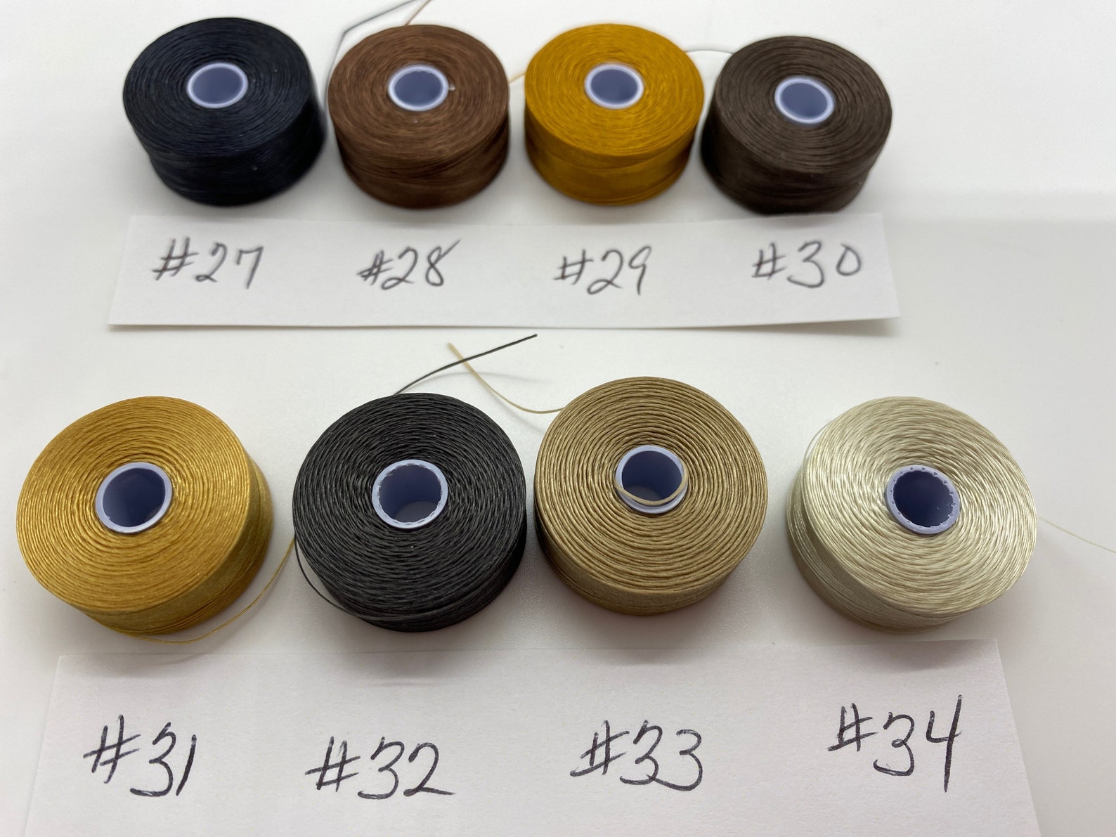 S-Lon Superlon Beading Thread Tex 45 Size D 78 Yard Bobbin | Etsy