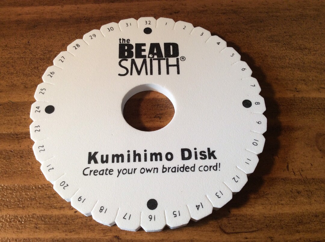 Kumihimo 6 Inch Disk, 3/8" Thick and /or Ergonomic Kumi Handle, Made by ...