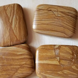 Natural Walnut Jasper 40 x 28mm Rectangle Focal Beads Brown | Etsy