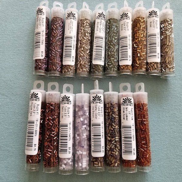 Gold Bugle Beads - Etsy