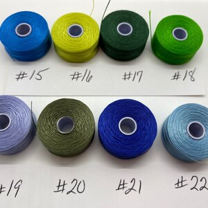 S-lon Superlon Beading Thread, Tex 45, Size D, 78 Yard Bobbin, 34 ...