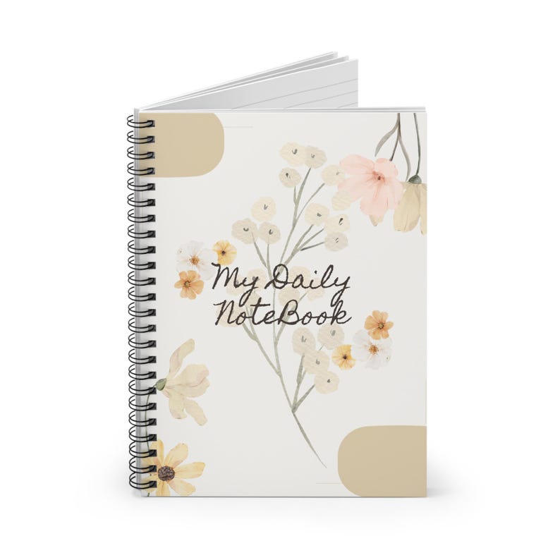Aesthetic Spiral Notebook, - Aesthetic Journal, for Students, Teachers ...