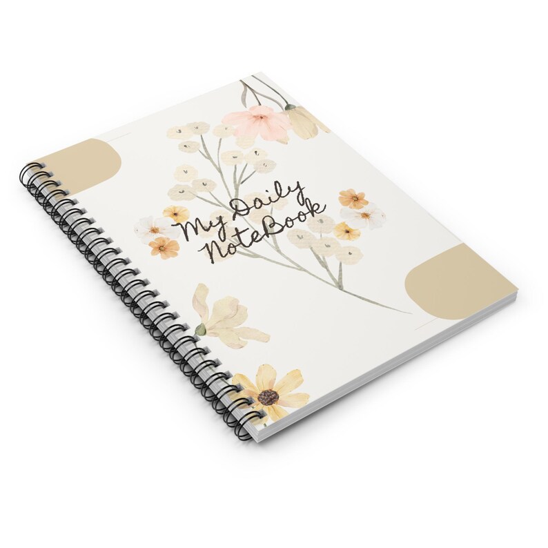 Aesthetic Spiral Notebook, - Aesthetic Journal, for Students, Teachers ...