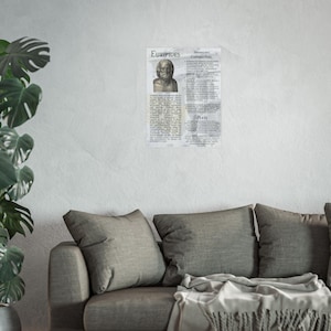 Euripides Poster: Classical Greek Drama Classroom Art - Etsy