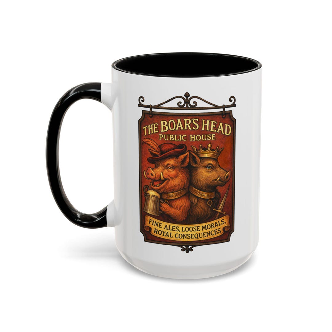 William Shakespeare Mug: the Boar's Head/falstaff Coffee Cup, Pub Sign ...