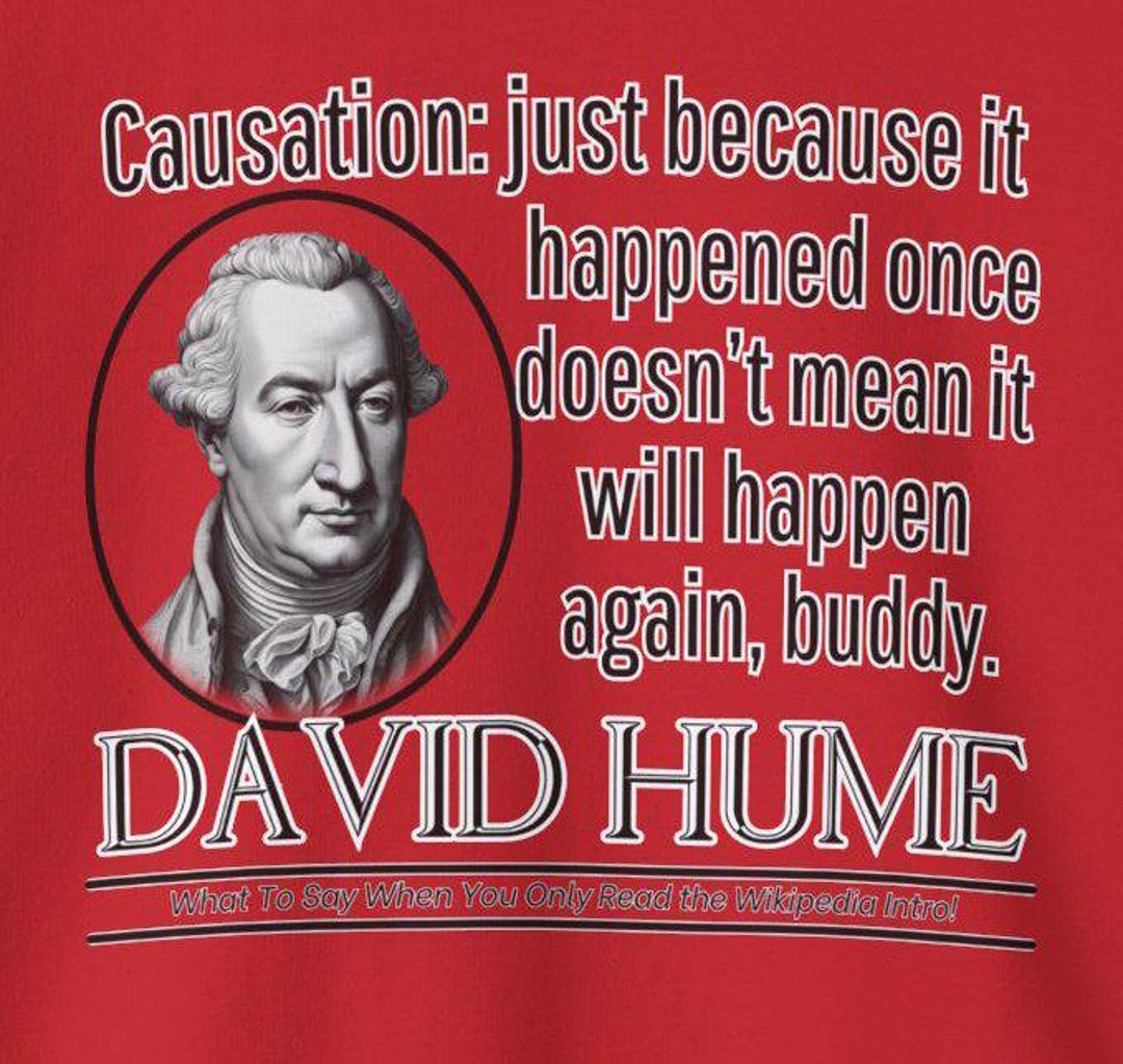 David Hume Heavy Thinker/cool Shirt: Thoughtful Gift for Philosophy ...