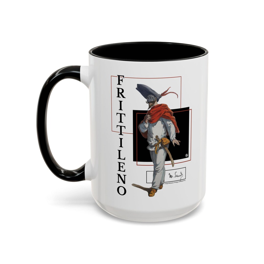 Commedia Dell'arte Mug: Frittileno - Maurice Sand Theater Character ...
