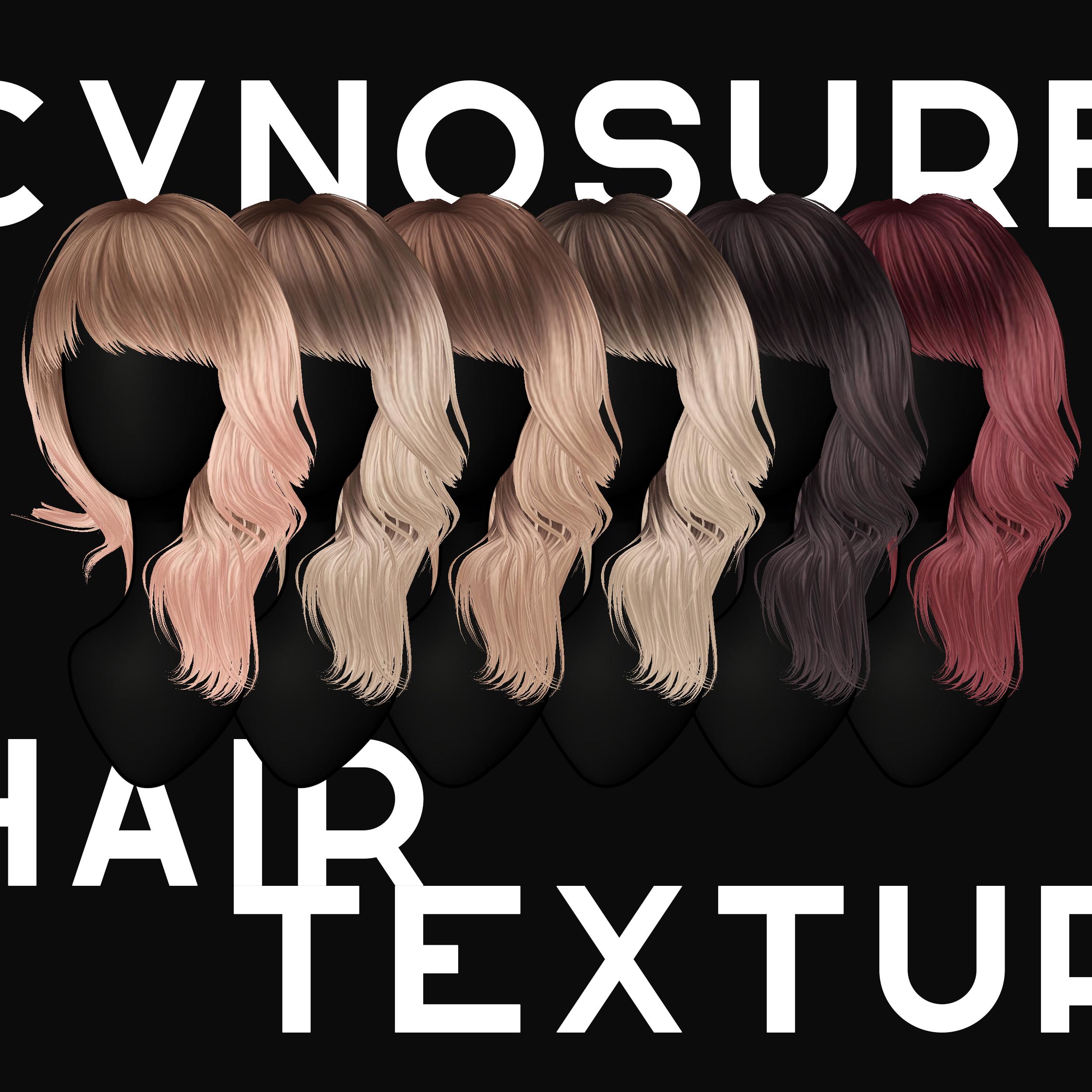 Ombre Hair Texture Pack 2 #IMVU #SECONDLIFE #SIMS - Etsy