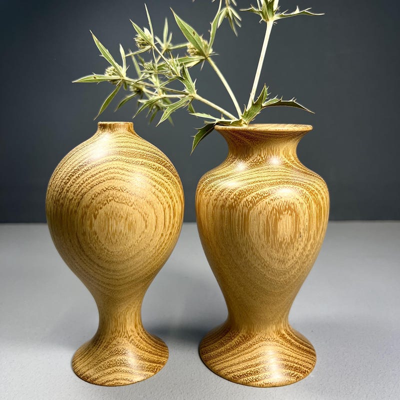 Wooden Vase - Etsy