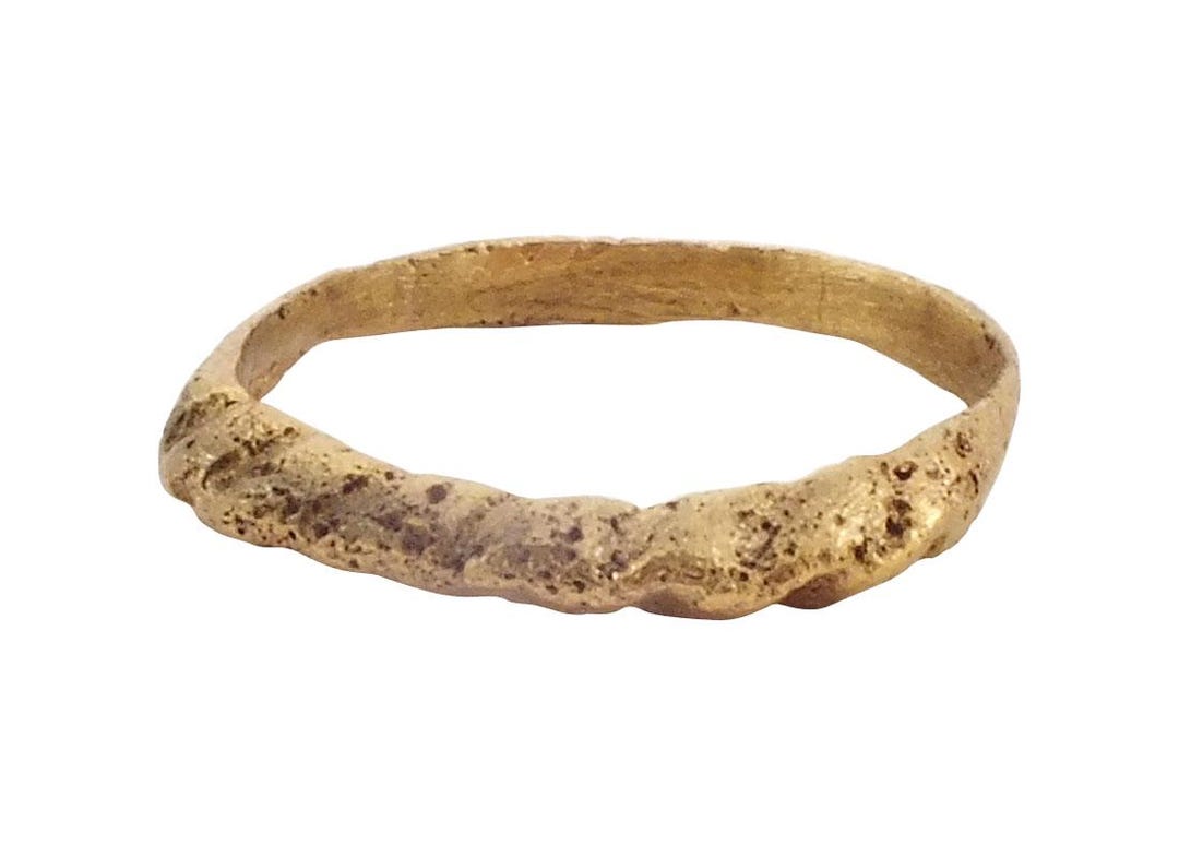 Ancient Viking Roped or Twist Wedding Ring, Size 8 - Etsy