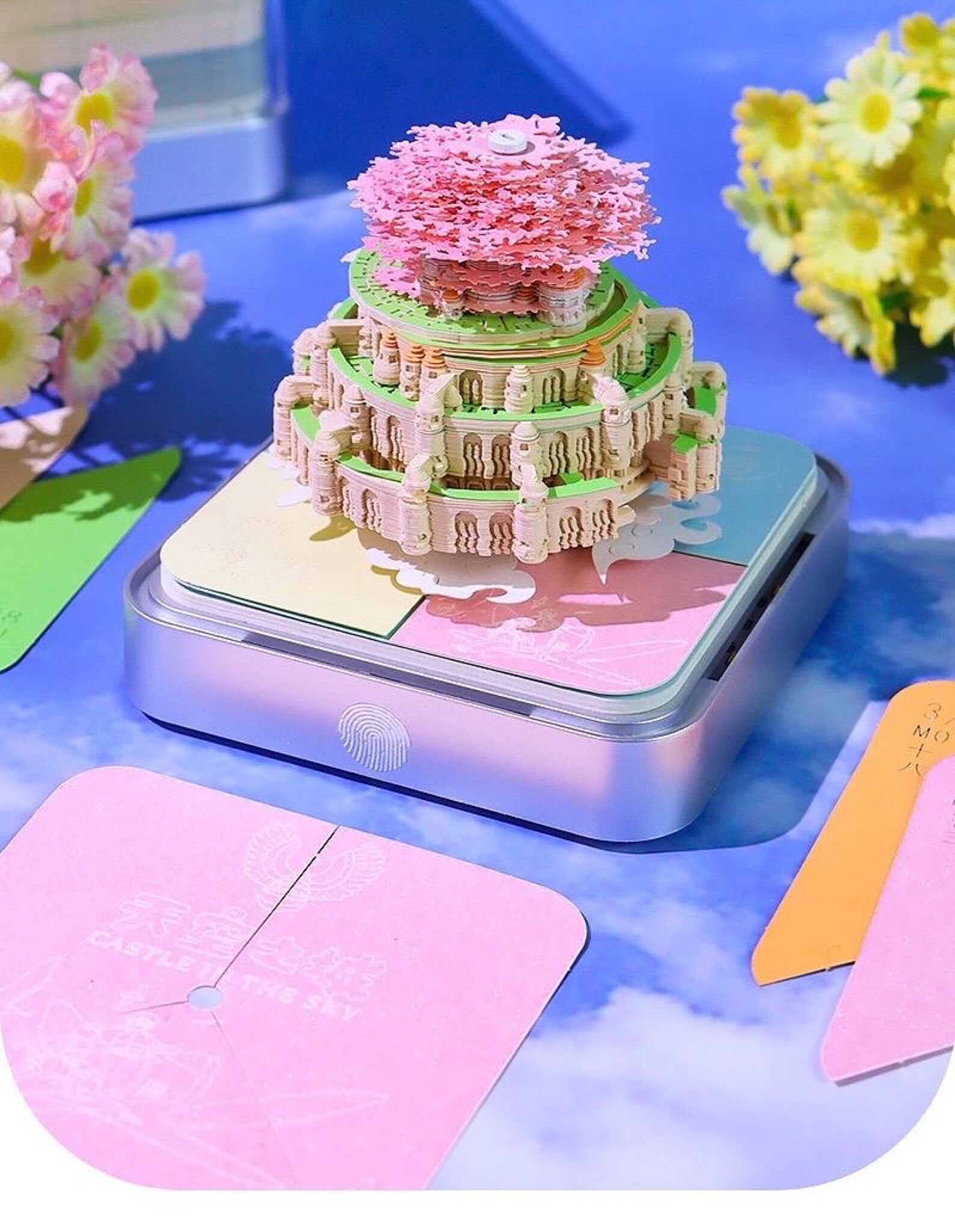 2025 Desk Calendar, 3D Paper Art Calendar, 3D Castle Design Calender ...