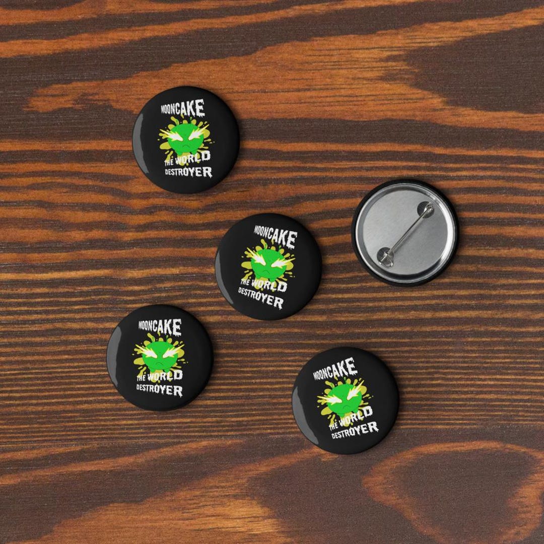 5 X 'mooncake' - Final Space - Set of Pin Buttons - Etsy