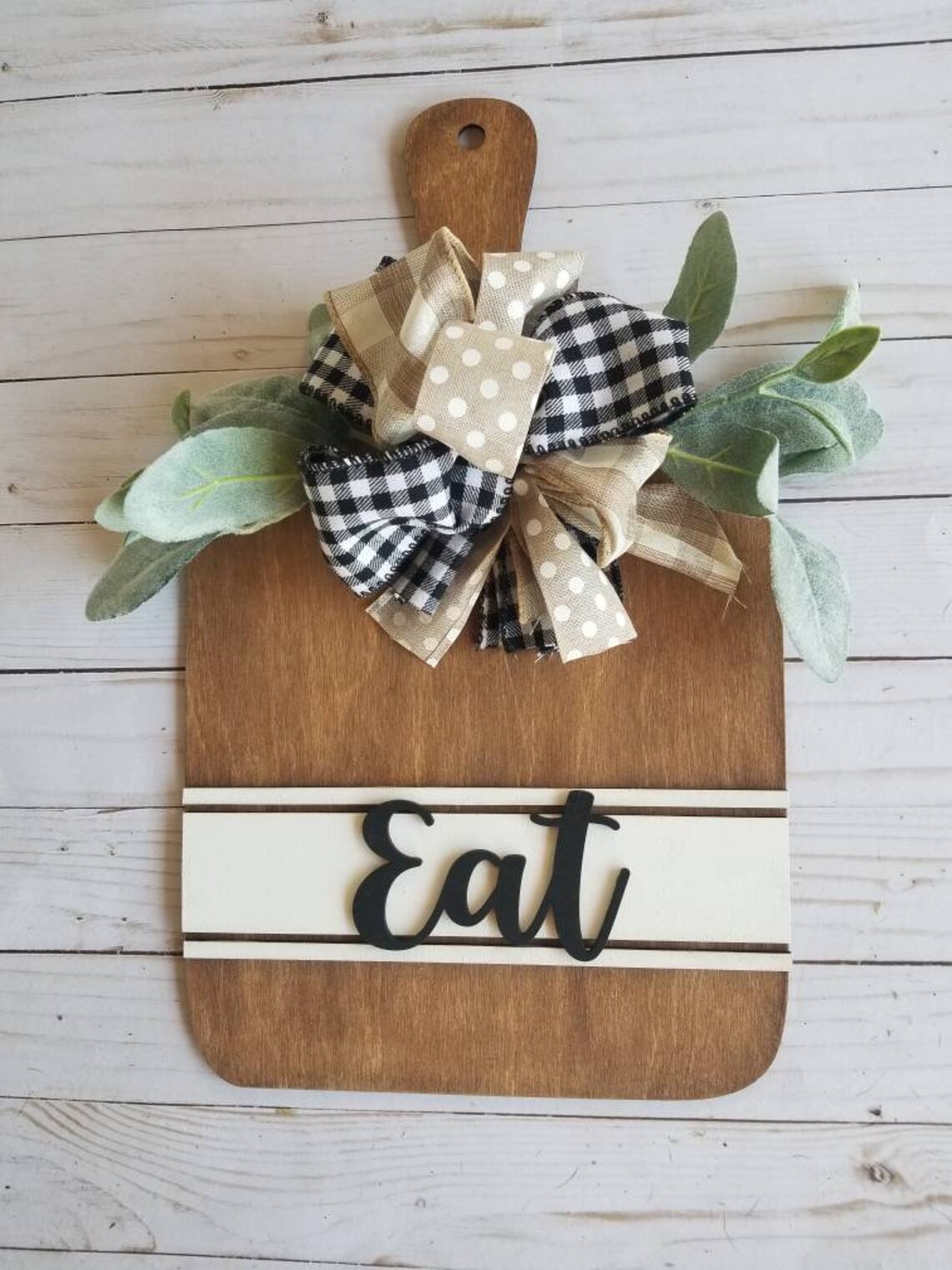 Farmhouse eat Cutting Board Sign | Etsy