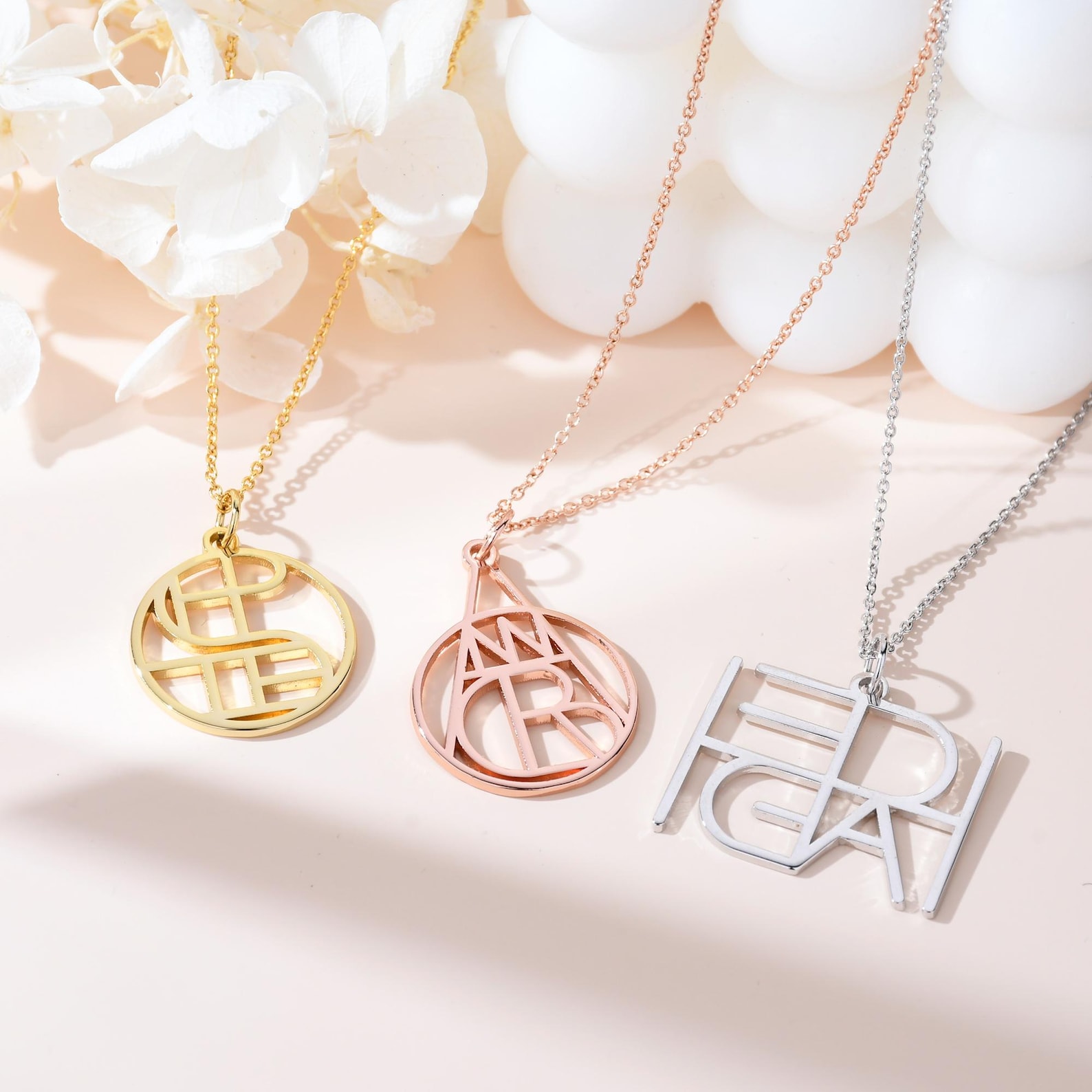 Personalized Name Logo Necklace, Custom Name Necklace, Unique Gift for ...