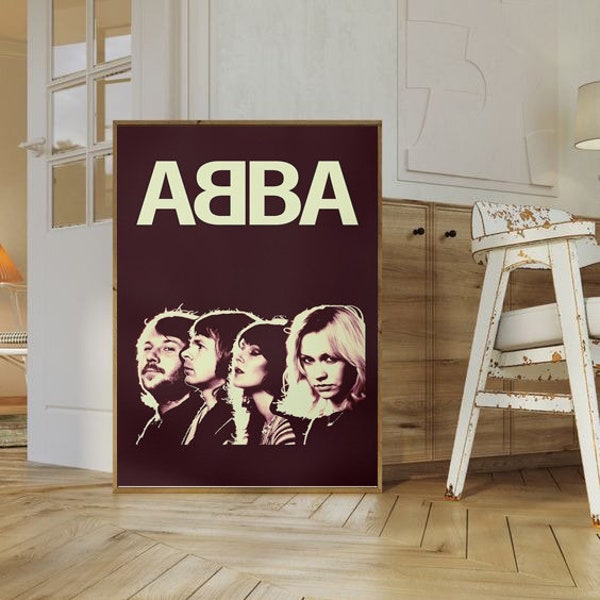 Abba Poster - Etsy