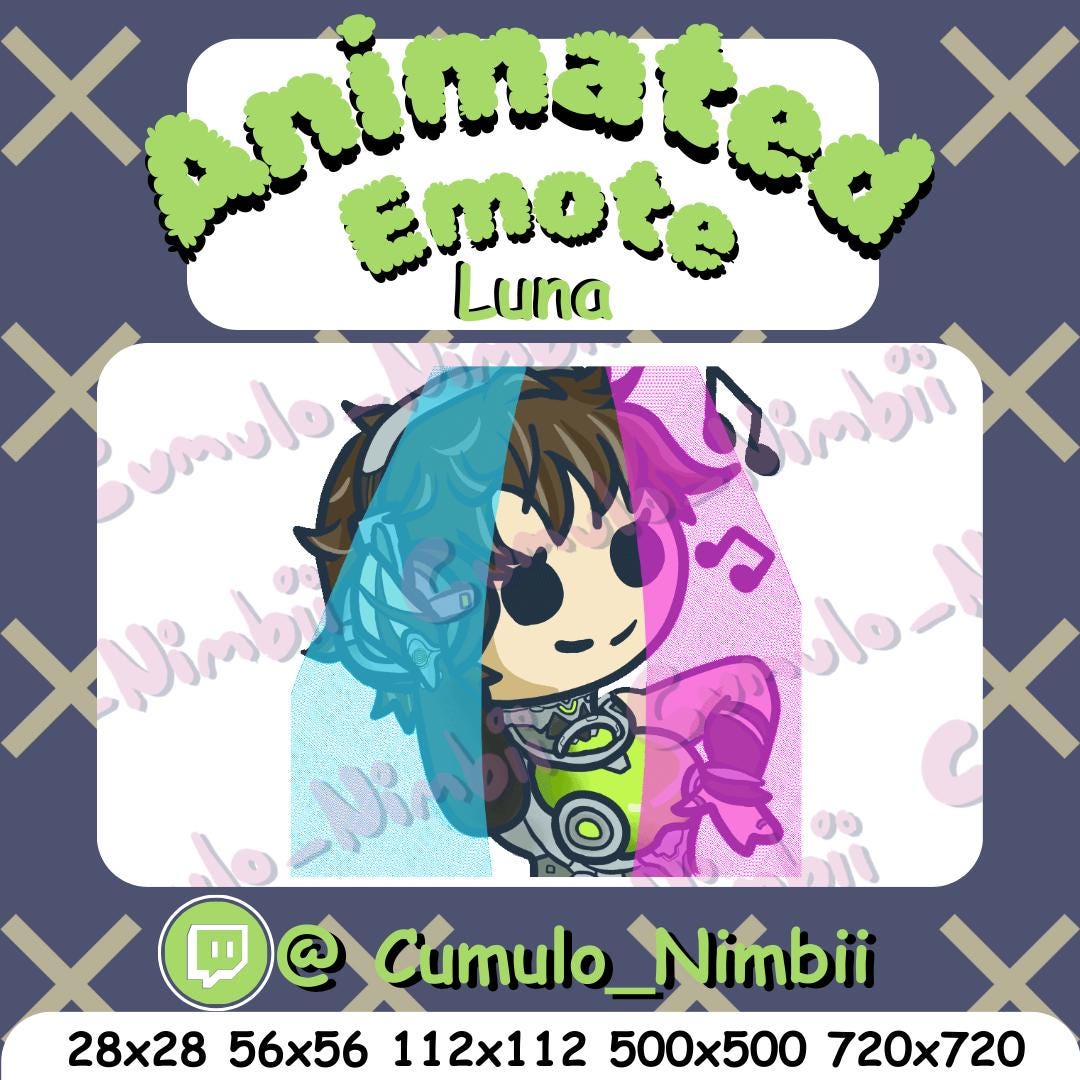 Luna | Animated Emote | the First Descendant | Twitch | Discord |emote ...